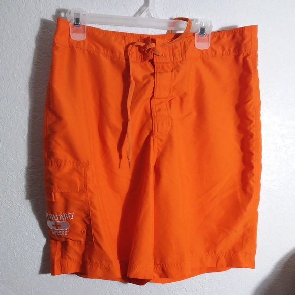 Speedo | Swim | Speedo Swimsuit Men Lifeguard W34 L8 Orange | Poshmark
